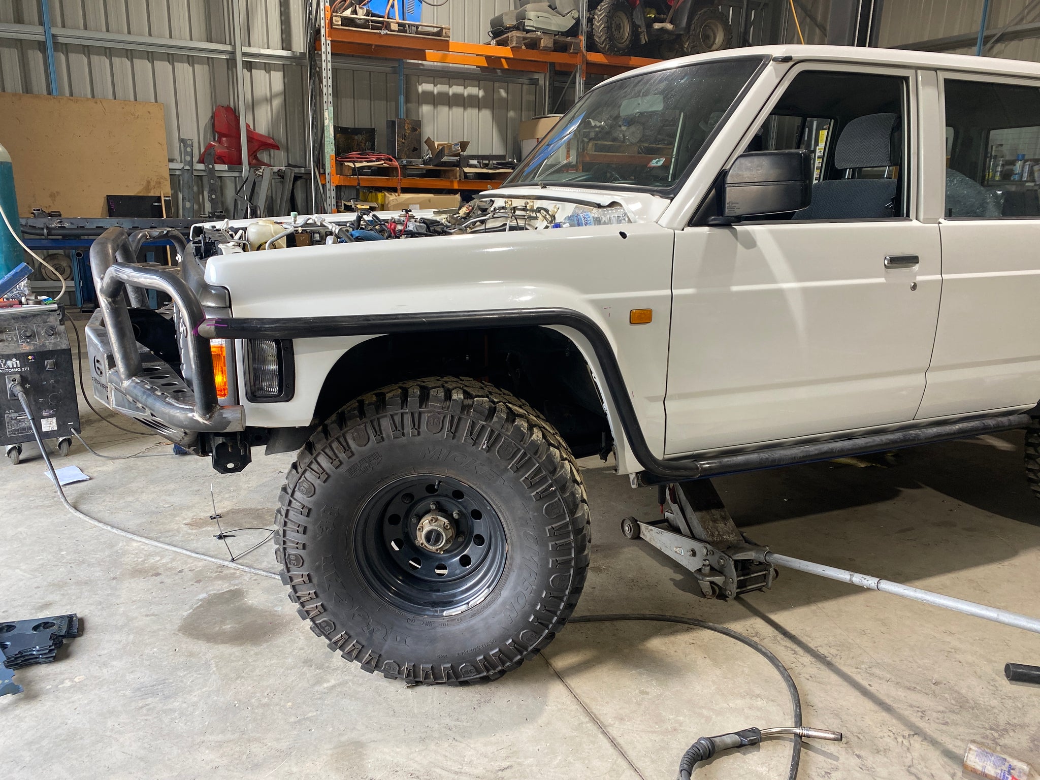 Gq patrol wagon Sliders, front and rear scrub bars – Eliteweld ...