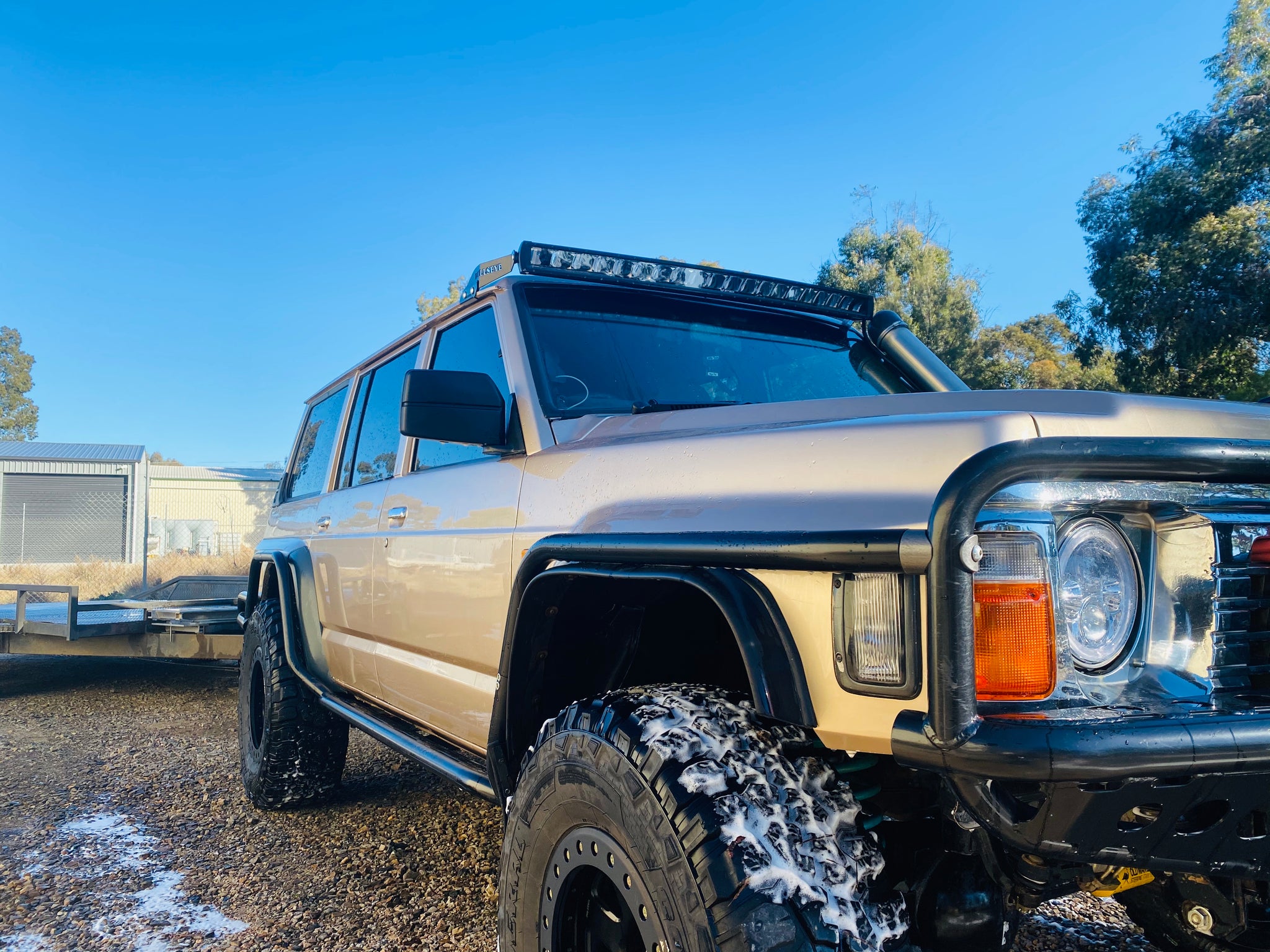 Gq patrol wagon Sliders, front and rear scrub bars – Eliteweld ...